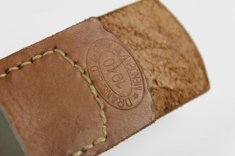 CS Militaria | WW2 German Army Buckle & Leather Tab