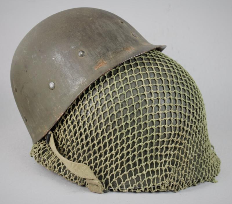 CS Militaria | WW2 US M1 Front Seam , Swivel Bales Helmet With ...