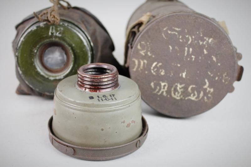 CS Militaria | WW1 German M17 Mask , Named To Machine Gun Company ...
