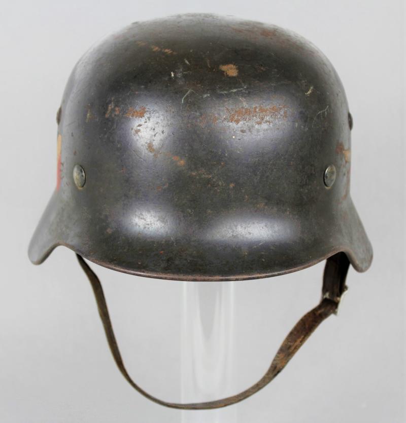 CS Militaria | WW2 German M35 Luftwaffe Double Decal Helmet With ...