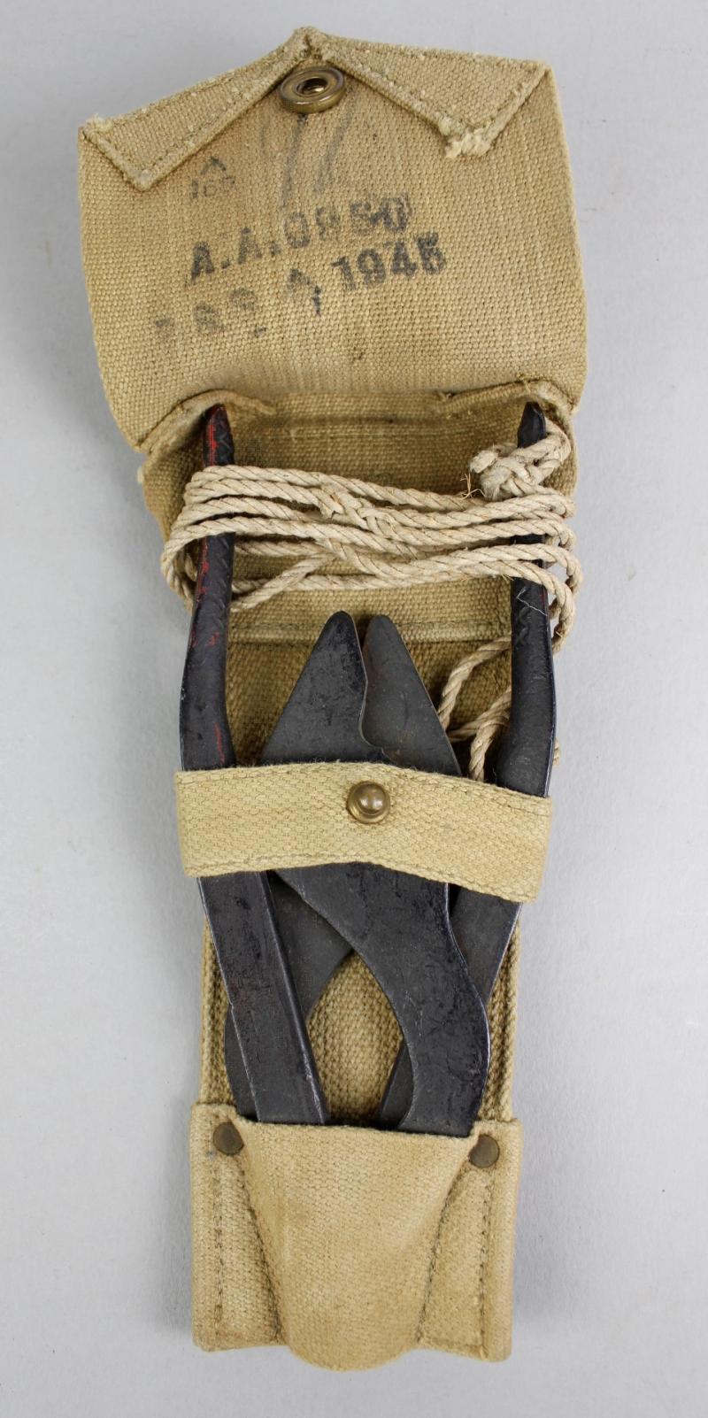 CS Militaria | WW2 British Wirecutters In Rare Wartime Webbing carrier ...