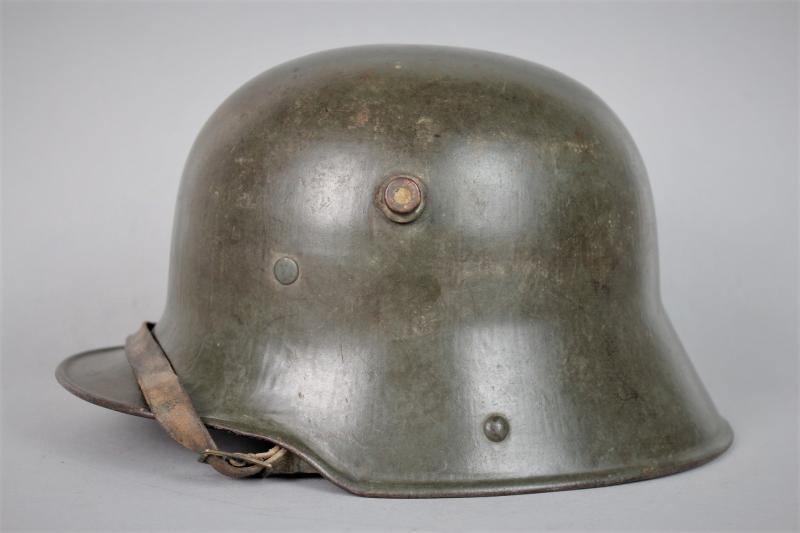 CS Militaria | WW1 Imperial German M16 Helmet With Chinstrap