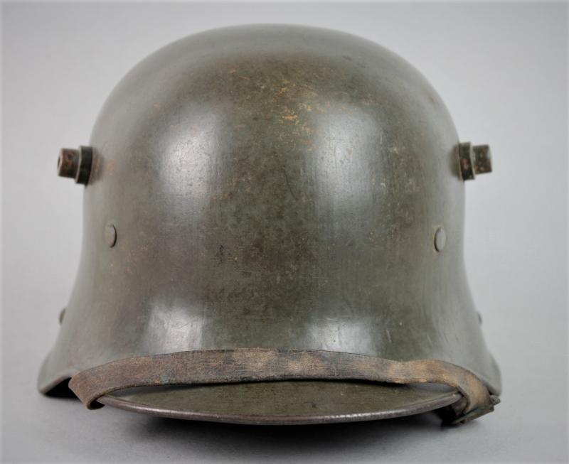 CS Militaria | WW1 Imperial German M16 Helmet With Chinstrap
