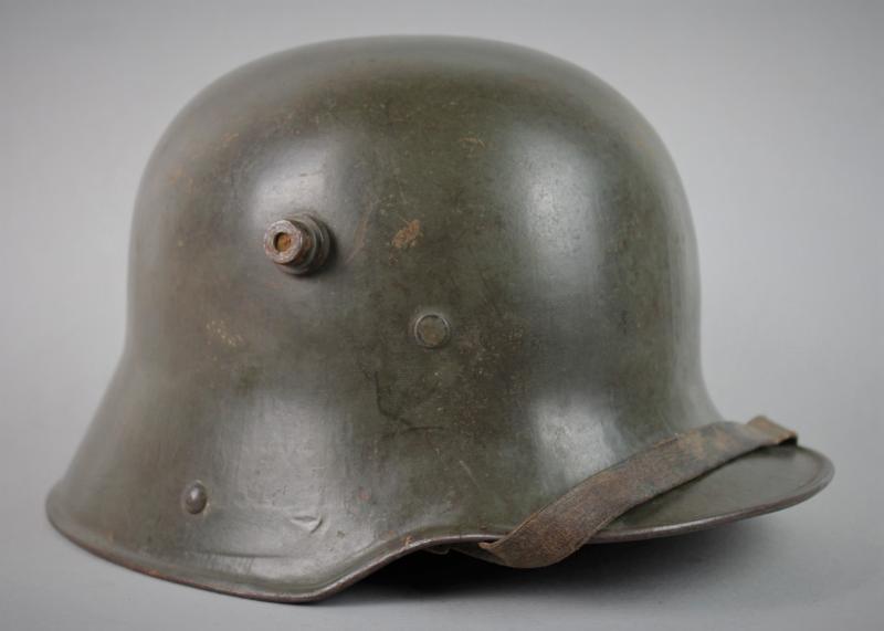CS Militaria | WW1 Imperial German M16 Helmet With Chinstrap