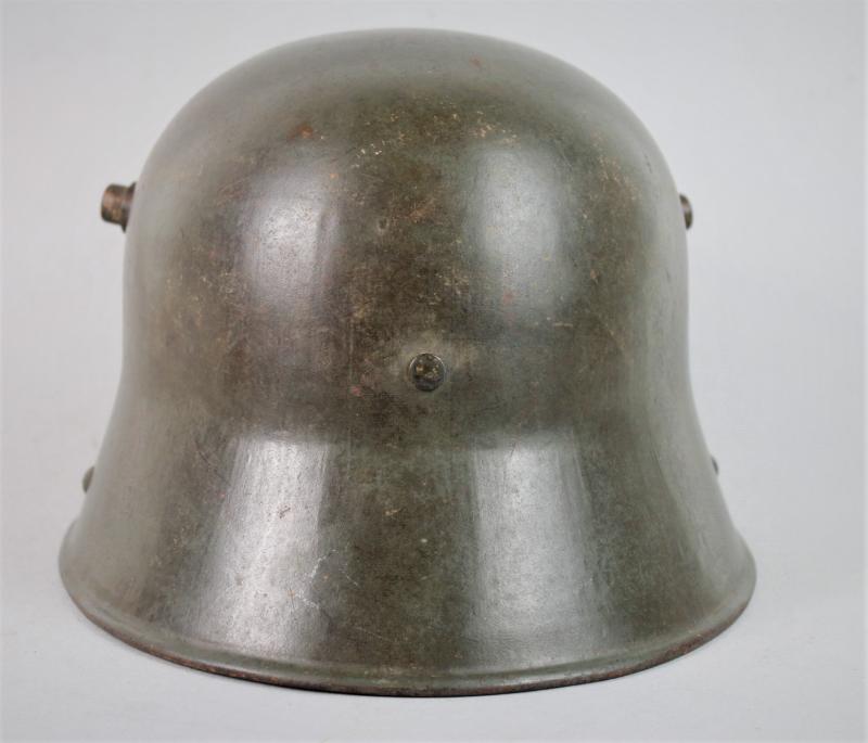 CS Militaria | WW1 Imperial German M16 Helmet With Chinstrap