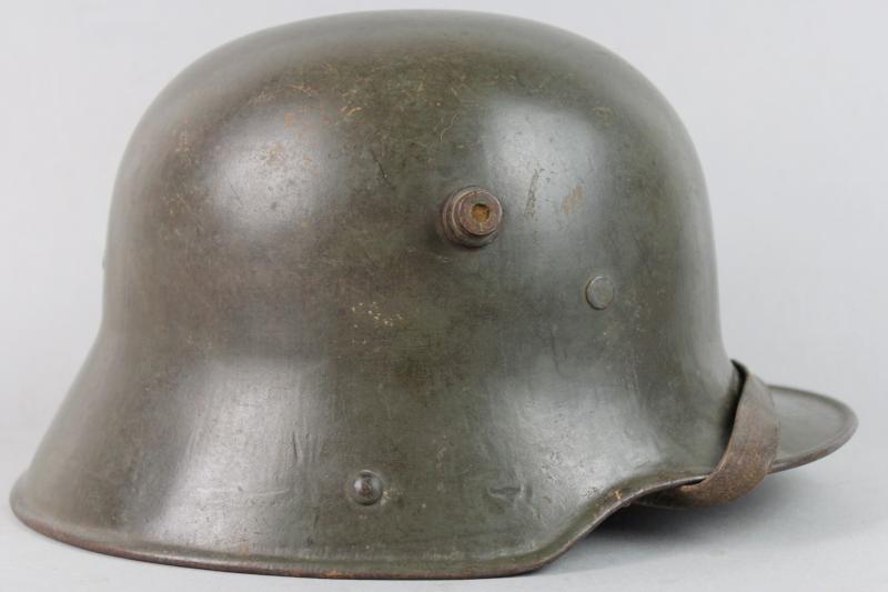 CS Militaria | WW1 Imperial German M16 Helmet With Chinstrap