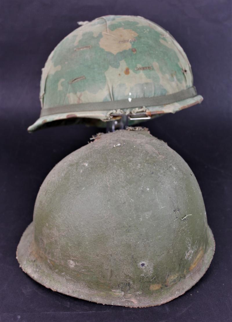CS Militaria | Battle Damaged US Vietnam Helmet
