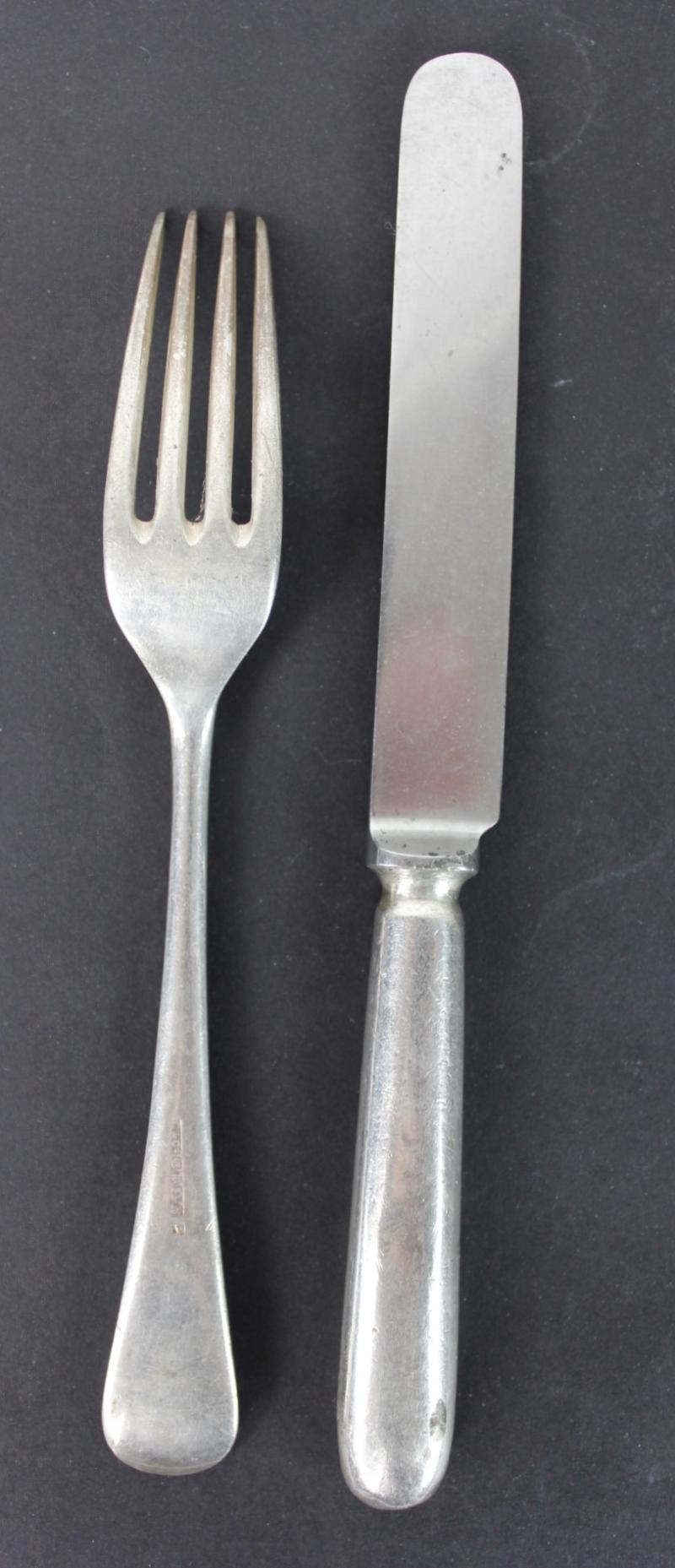 CS Militaria | WW1 British Fork & Spoon 3rd Grenadier Guards