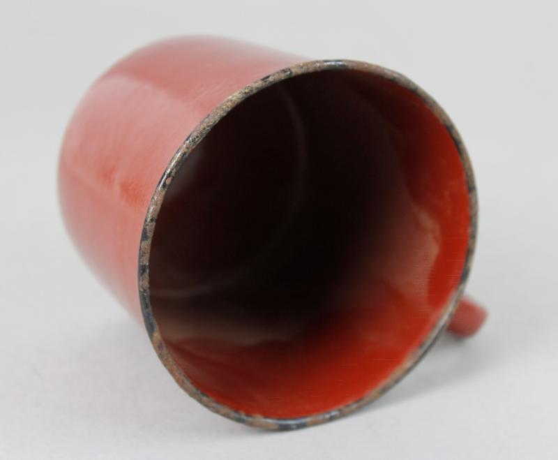 CS Militaria | WW2 British ' Tommy' Red Enamel Drinking Cup