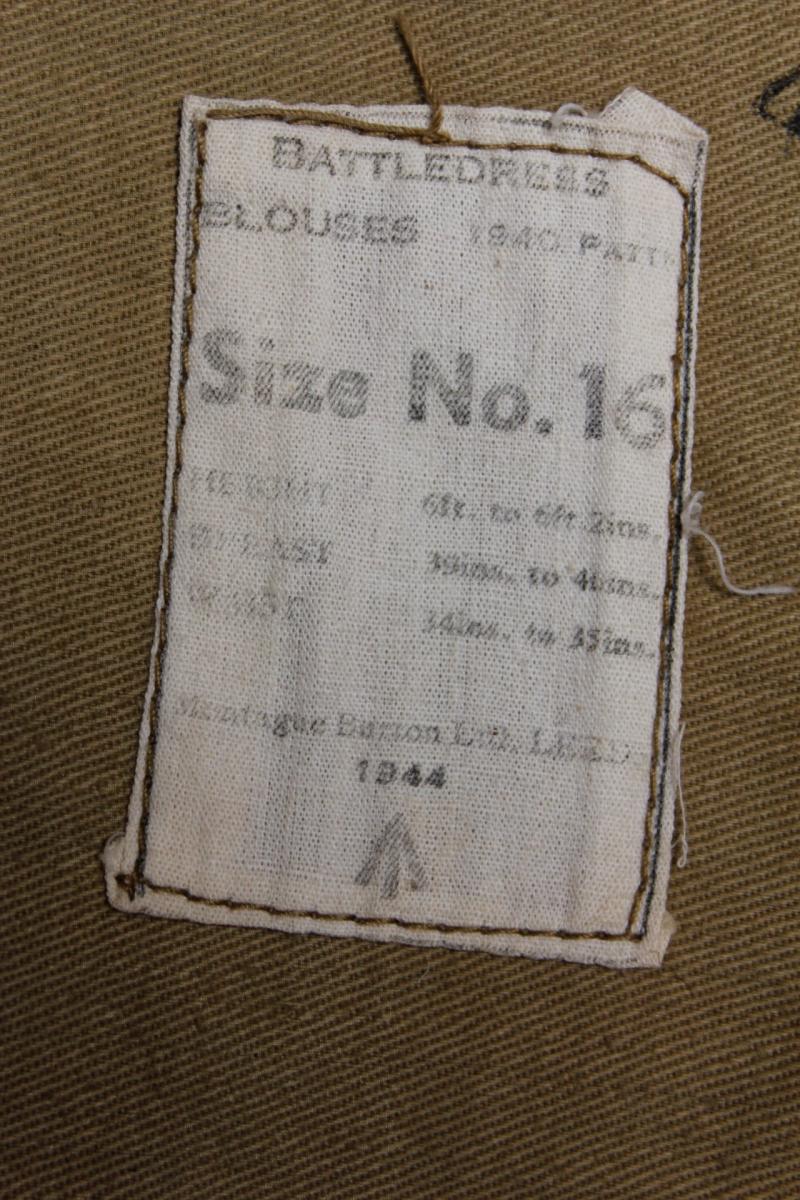 CS Militaria | WW2 British '40 Pattern Battledress Blouse 1944