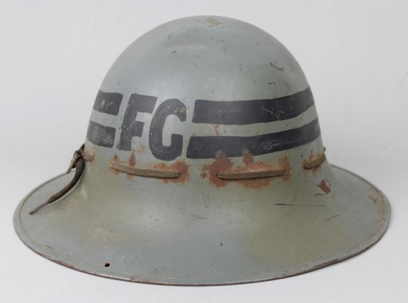 CS Militaria | WW2 British Senior Rank Fire Guard Helmet 1941