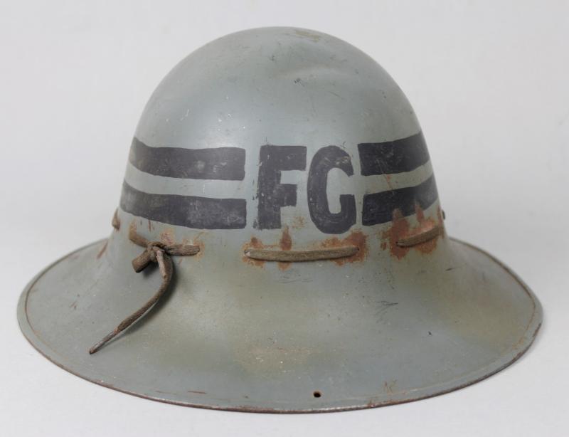 CS Militaria | WW2 British Senior Rank Fire Guard Helmet 1941
