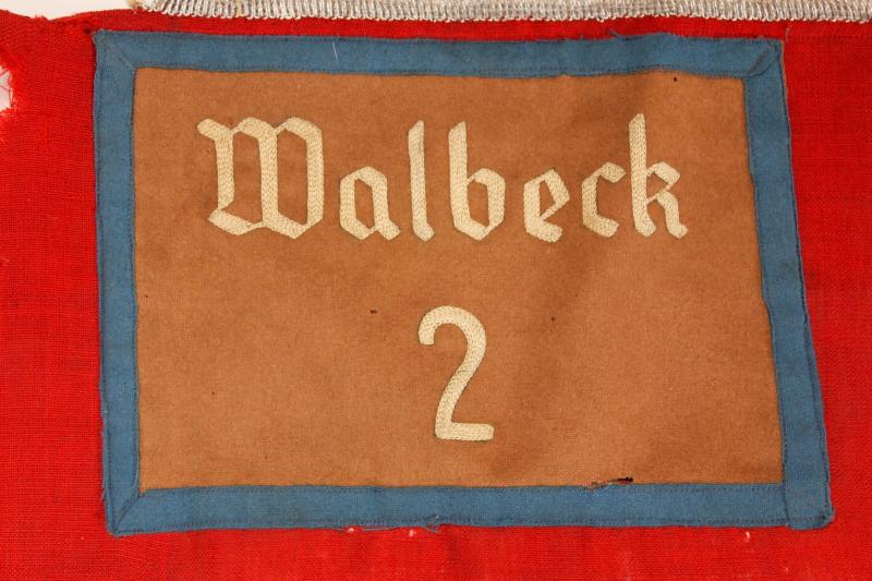 CS Militaria | WW2 German Double Sided DAF Banner - Malbech Area