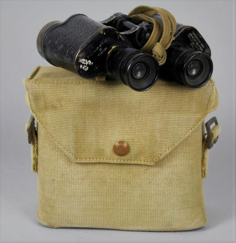 CS Militaria | WW2 British X6 Binoculars & '37 Pattern Webbing Case