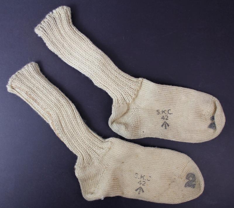 CS Militaria | Scarce WW2 British Army Socks 1942