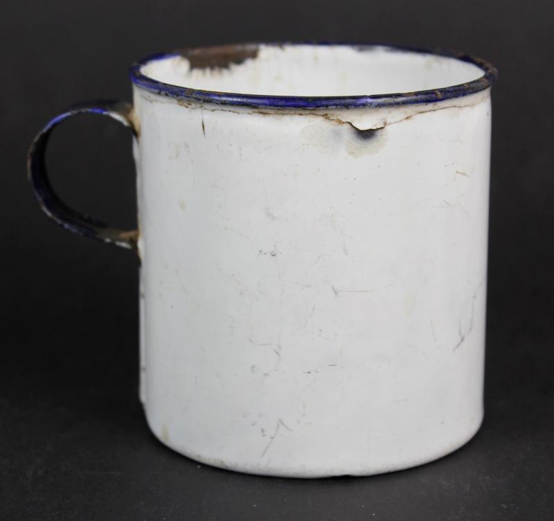 CS Militaria | WW2 British Enamel Mug 1944 Dated