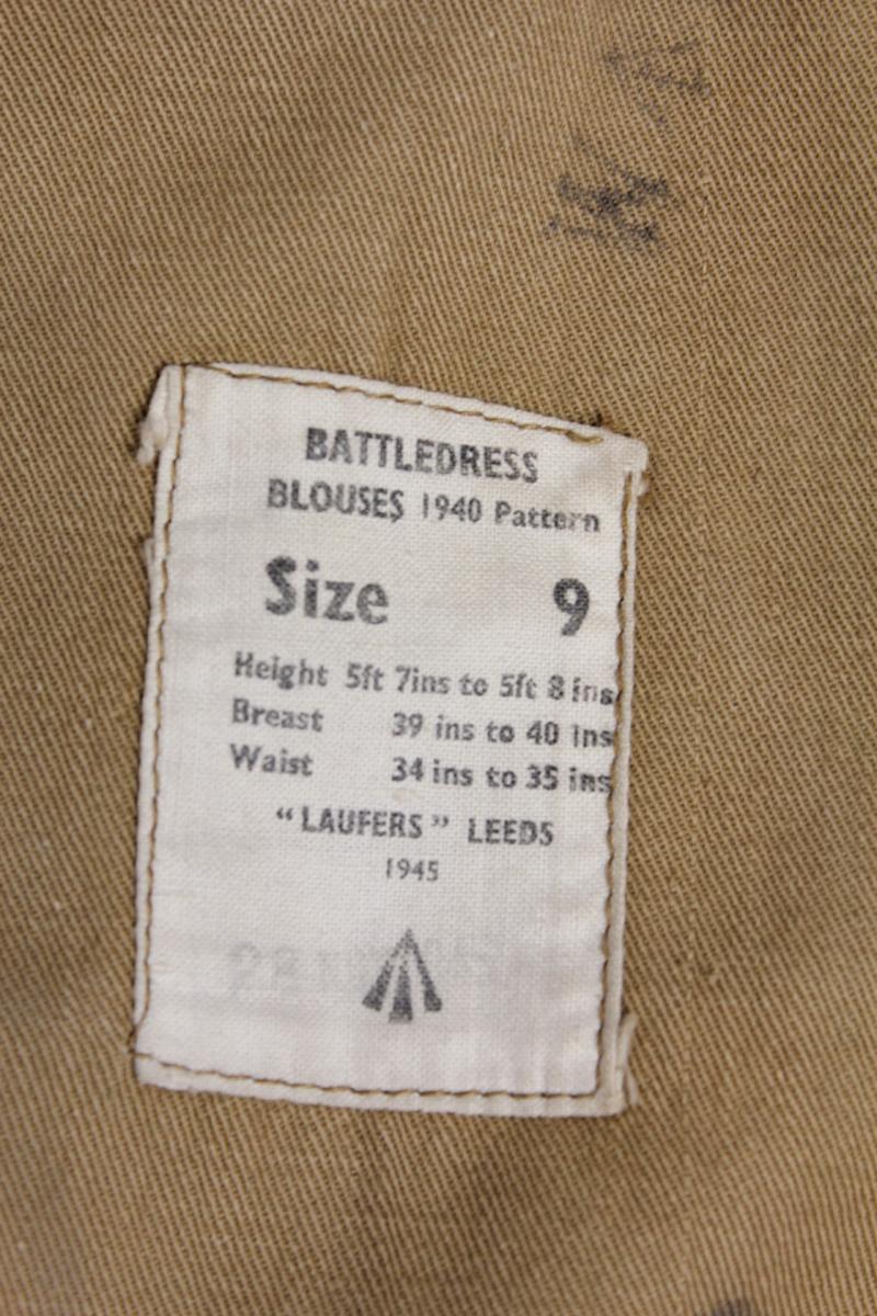 CS Militaria | WW2 British '40 Pattern Battledress Blouse