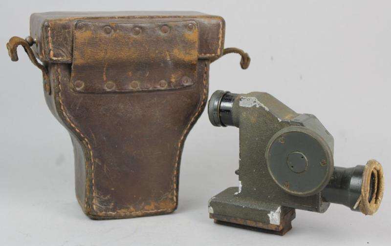 CS Militaria | WW1 German Maxim Machine Gun Sight & Case With Machine ...