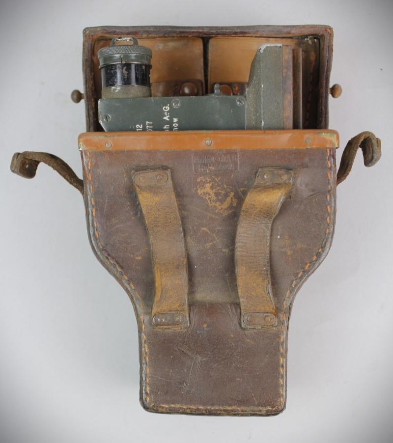 CS Militaria | WW1 German Maxim Machine Gun Sight & Case With Machine ...