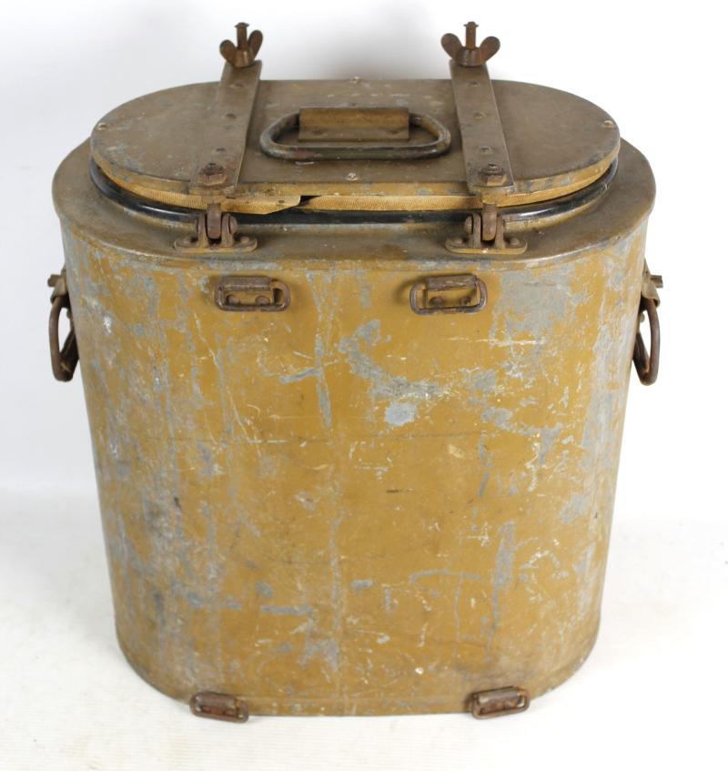 CS Militaria | WW2 German Hot Rations/Soup Carrier In Tan Camouflage 1942