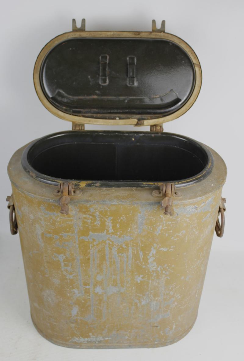 CS Militaria | WW2 German Hot Rations/Soup Carrier In Tan Camouflage 1942