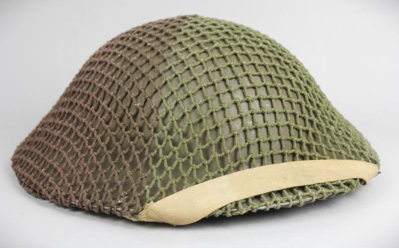 CS Militaria | WW2 Canadian Helmet With Camouflage Net 1942