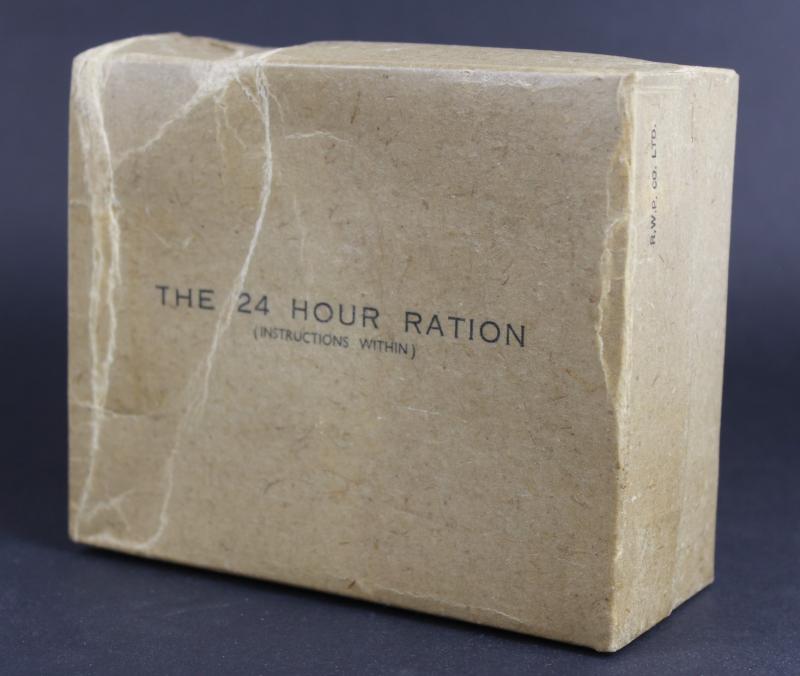 CS Militaria | Rare WW2 British 24 Hour Ration Pack Carton