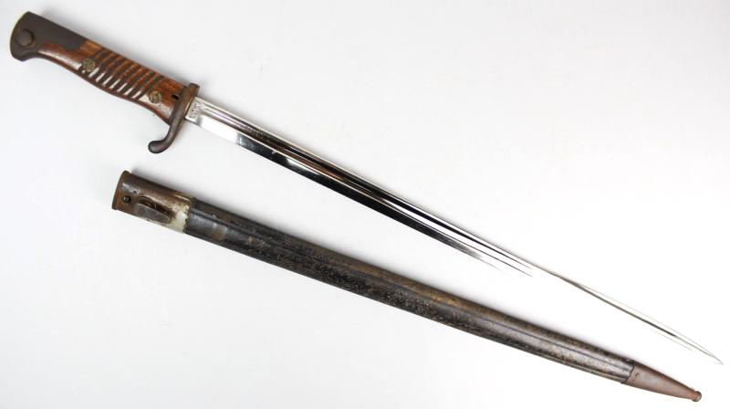 CS Militaria | Pre WW1 German S98Na Pipeback Bayonet