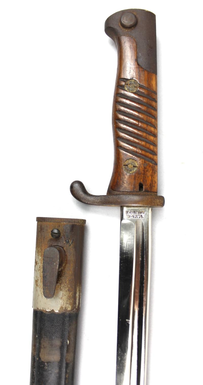 CS Militaria | Pre WW1 German S98Na Pipeback Bayonet