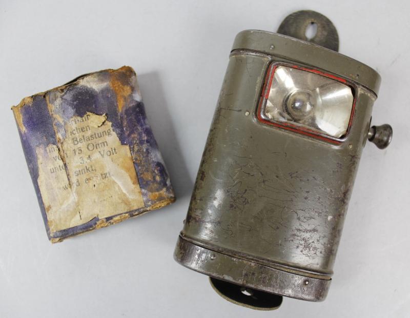 CS Militaria | WW1 German Trench Torch With Original Battery