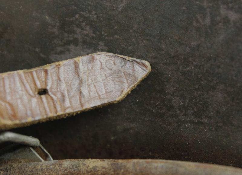 CS Militaria | WW2 German M42 Bullet Holed Camouflage Combat Helmet