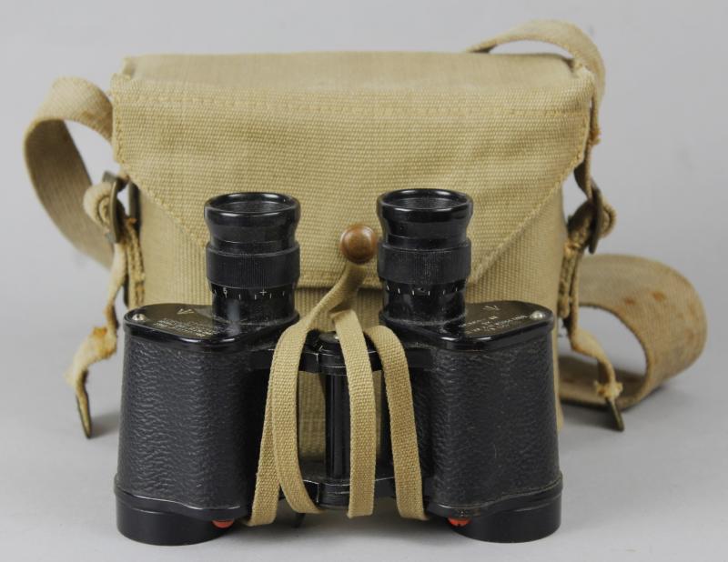 CS Militaria | WW2 British Binoculars In '37 Pattern Case With Matching ...