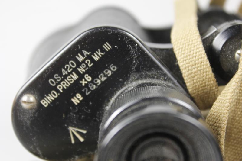 CS Militaria | WW2 British Binoculars In '37 Pattern Case With Matching ...