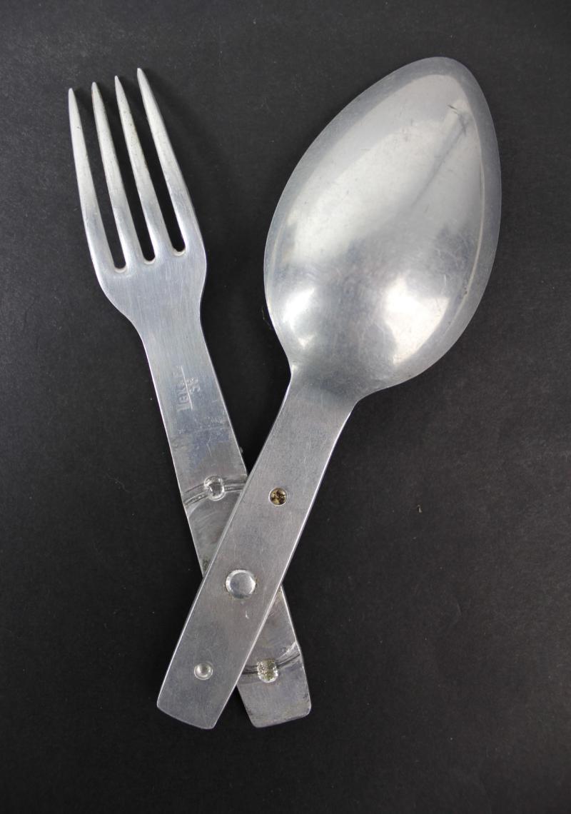CS Militaria | WW2 German Fork & Spoon Set 1938