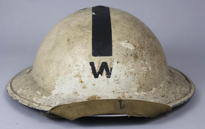 CS Militaria | WW2 British Home Front Head Air Raid Wardens Helmet 1938