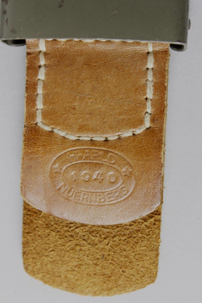 CS Militaria | WW2 German Army Belt & Buckle Set - Matching Green ...