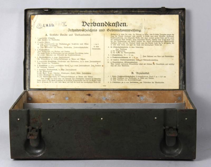 CS Militaria | WW2 German 'Verbandkasten' Vehicle First Aid Box 1939