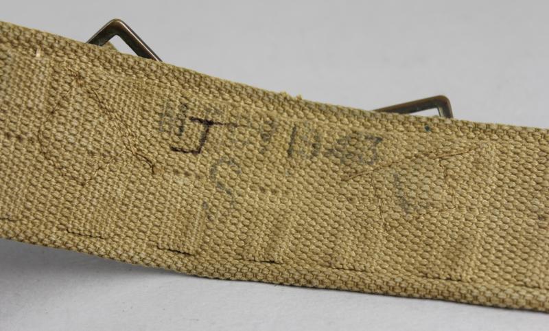 CS Militaria | WW2 British '37 Patt Webbing Belt 1943