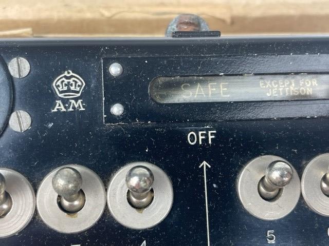 CS Militaria | WW2 British Avro Lancaster Switch Box Selector