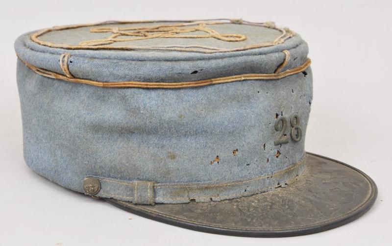 CS Militaria | WW1 French Officers Kepi - 28th Infantry Regiment 1914/15