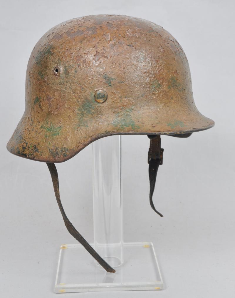 CS Militaria | WW2 German M40 Two Tone Camouflage Helmet