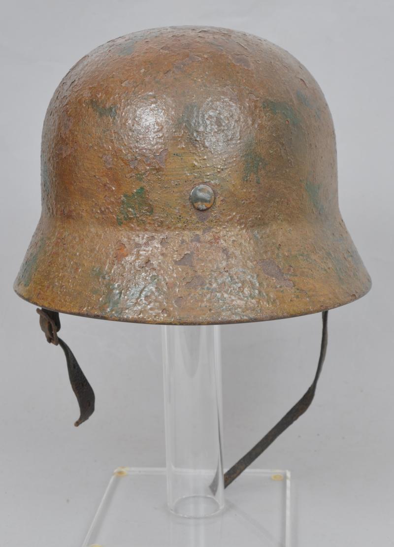 CS Militaria | WW2 German M40 Two Tone Camouflage Helmet