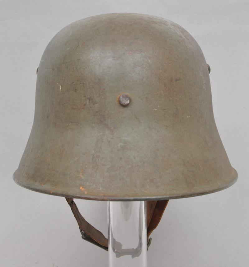 CS Militaria | WW1 German M18 Helmet With Chinstrap