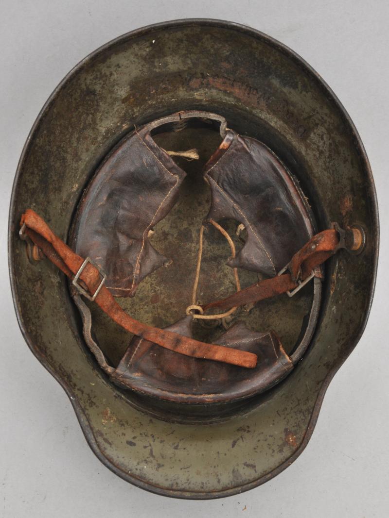 CS Militaria | WW1 German M16 Camouflage Helmet Named To A Dragoon ...