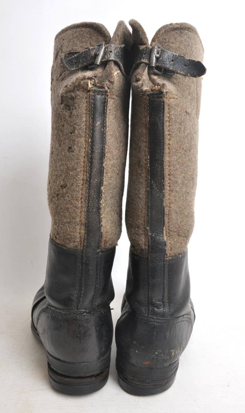 CS Militaria | WW2 German Felt & Leather Winter Boots