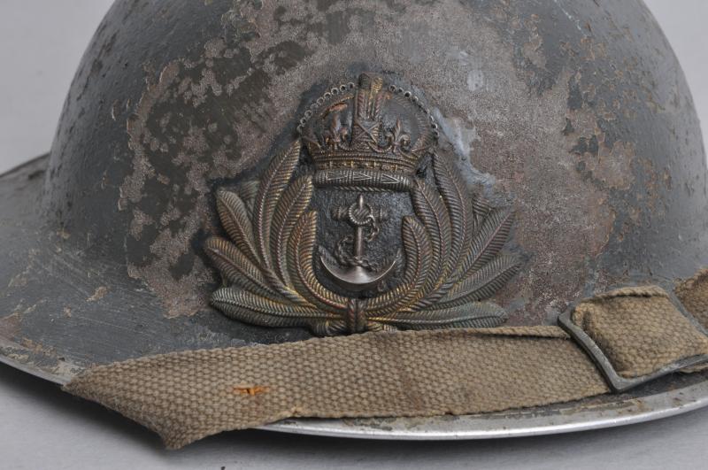 CS Militaria | WW2 British Naval Deck Crew MkII Helmet 1940