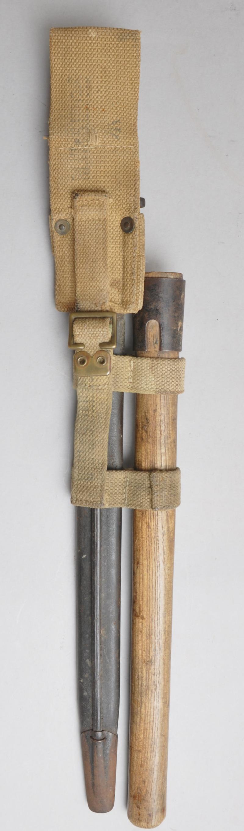 CS Militaria | WW1 British '07 Pattern Bayonet , Frog & Helve Set