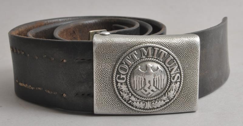 CS Militaria | WW2 German Army Aluminium Belt & Buckle Marked Infantry ...