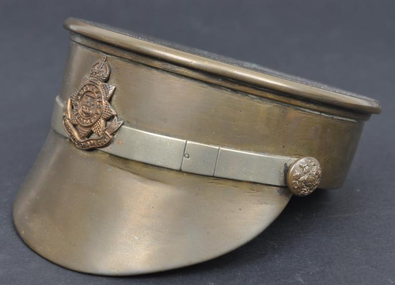 CS Militaria | WW1 British 23rd Battn, London Regiment Trench Art Cap