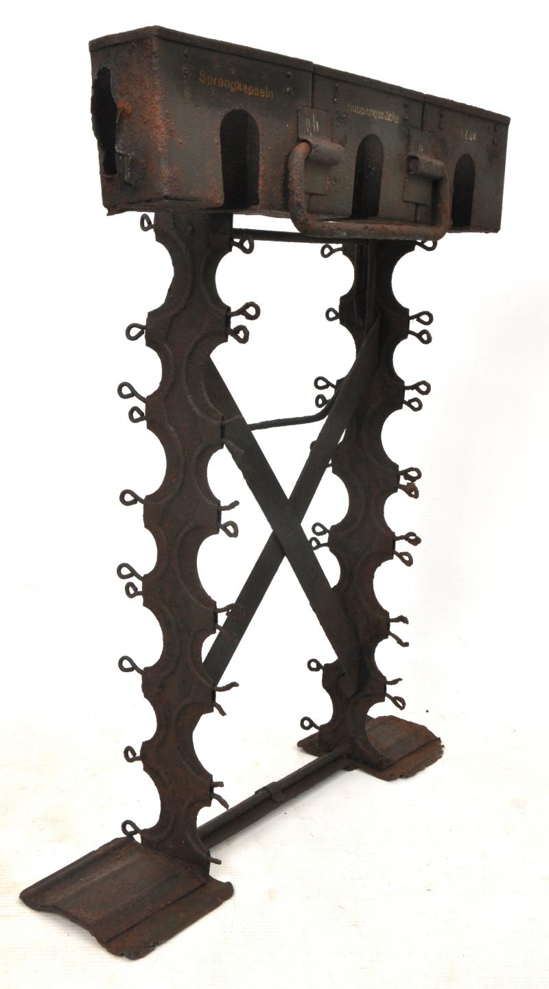 CS Militaria | WW2 German Stick Grenade Carrying Rack With Markings